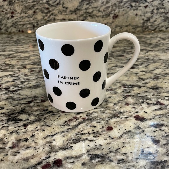 kate spade | Dining | Kate Spade Partner In Crime Polka Dot Mug | Poshmark